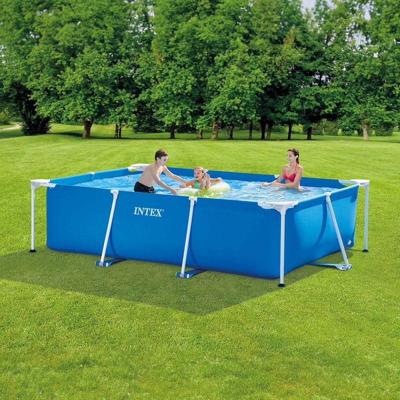 Piscina Rectangular Grande Small Frame Intex: Diversión y Frescura en ...