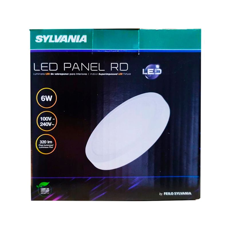 Panel LED Redondo Sobrepuesto 6W Luz Cálida | Sylvania: Iluminación ...