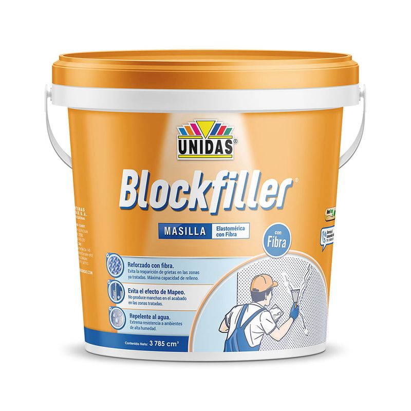 Masilla Blockfiller 1gl | Unidas en Promart