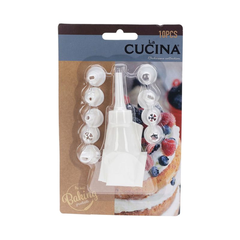 Manga Repostera con Boquillas 10 Piezas | Ideal para decorar en Promart