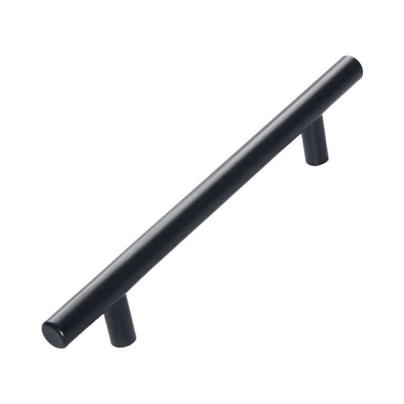 Tiradera Tubular Negra 192 mm | Mobile en Promart